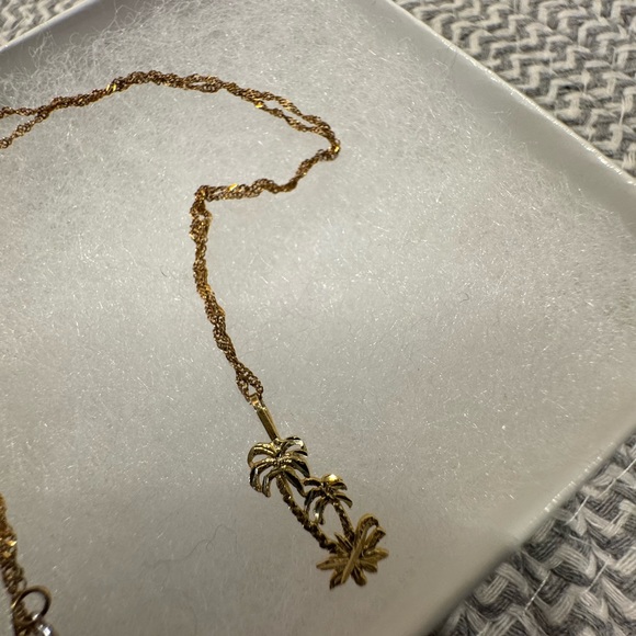 Jewelry | 14k Gold Palm Tree Necklace | Poshmark
